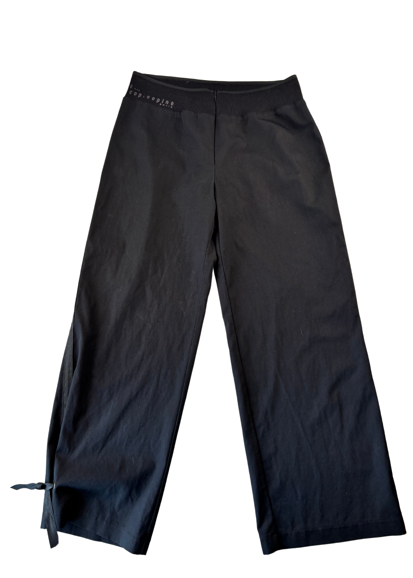 COP COPINE Black Nylon Capris